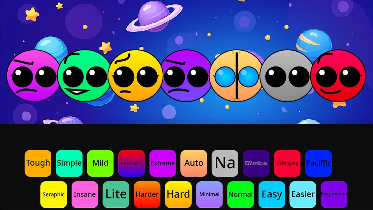 Incredibox gd difficulties Faces x Sprunki OC Difficultyblocks Band ...