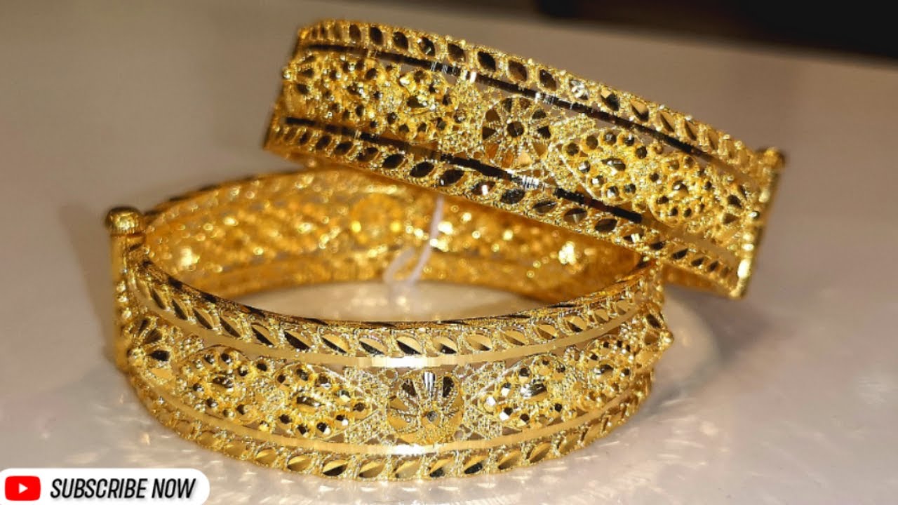 gold kangan design with price | haevy gold kangan | sone ke kangan | 22 ...