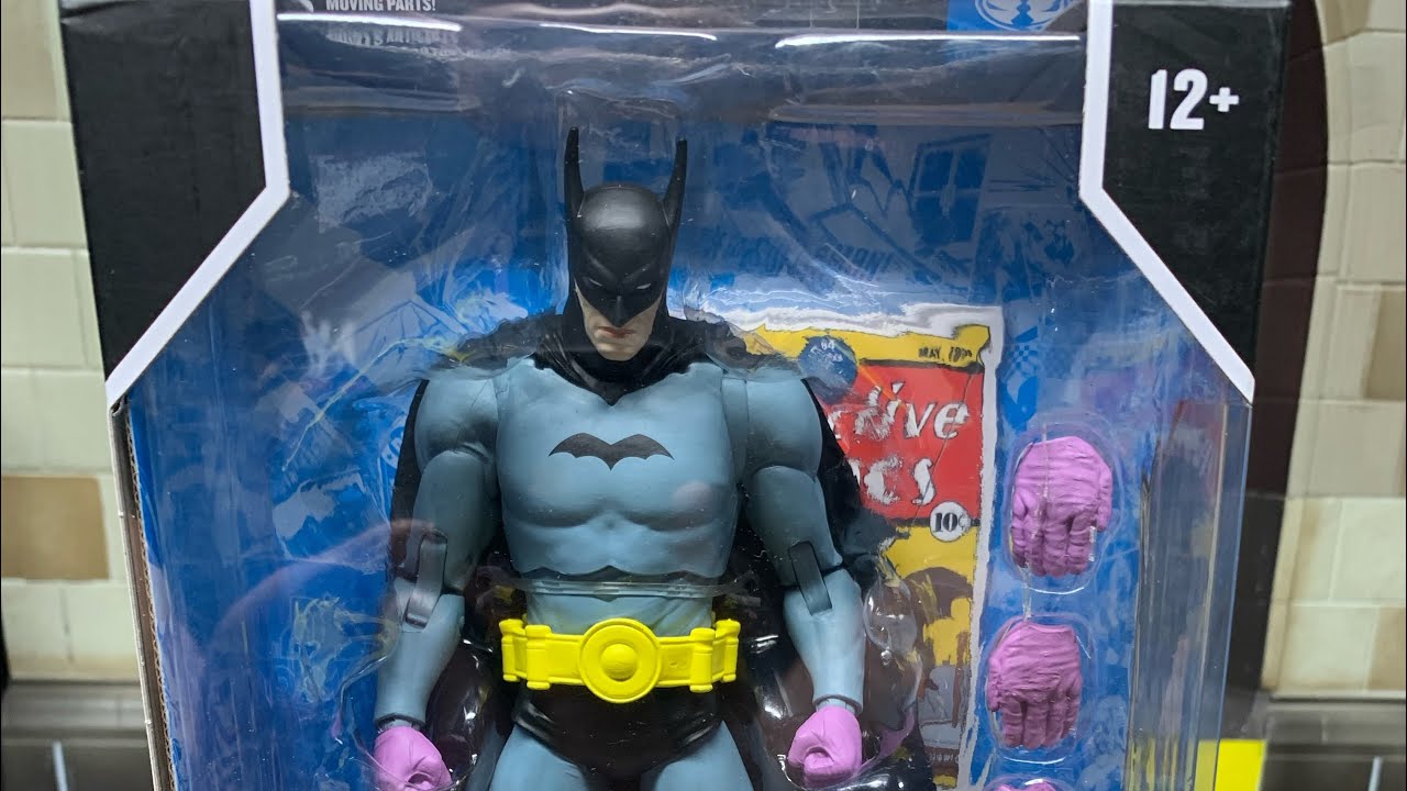 Review & Unboxing of Mcfarlane 1st Appearance Batman - YouTube