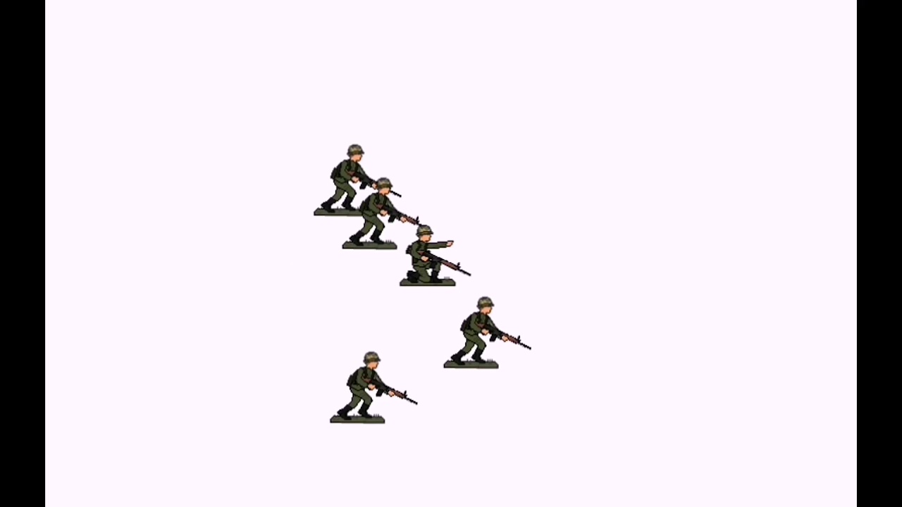 Squad Exercise (sprite test) - YouTube