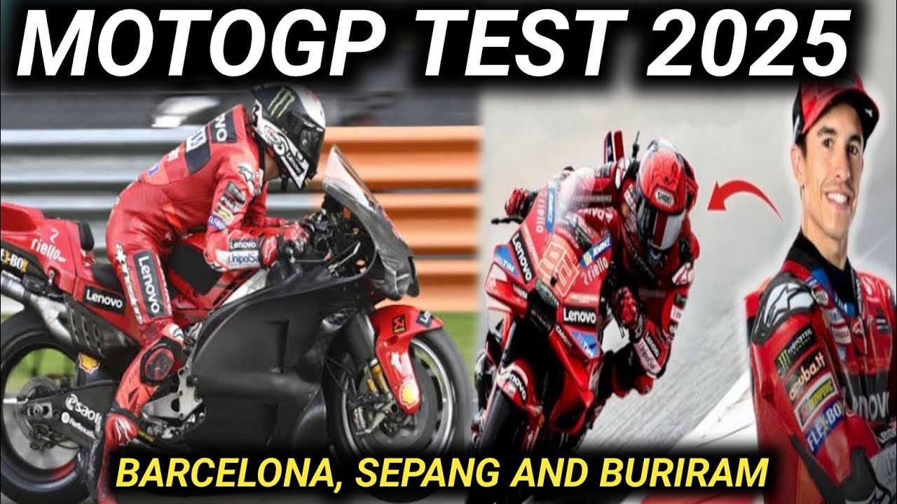 UPDATE, Complete Schedule of MotoGP Test 2025, MotoGP Test Barcelona ...