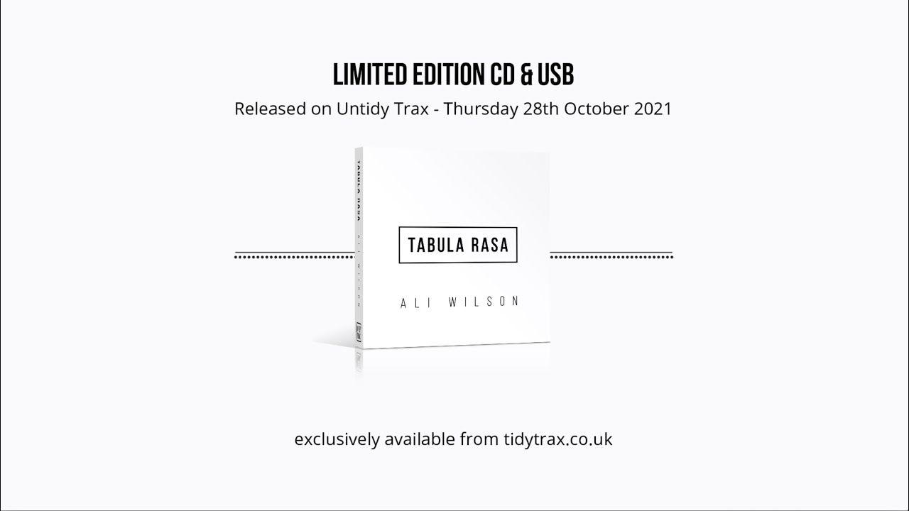 TABULA RASA by Ali Wilson - track soundbite preview - YouTube