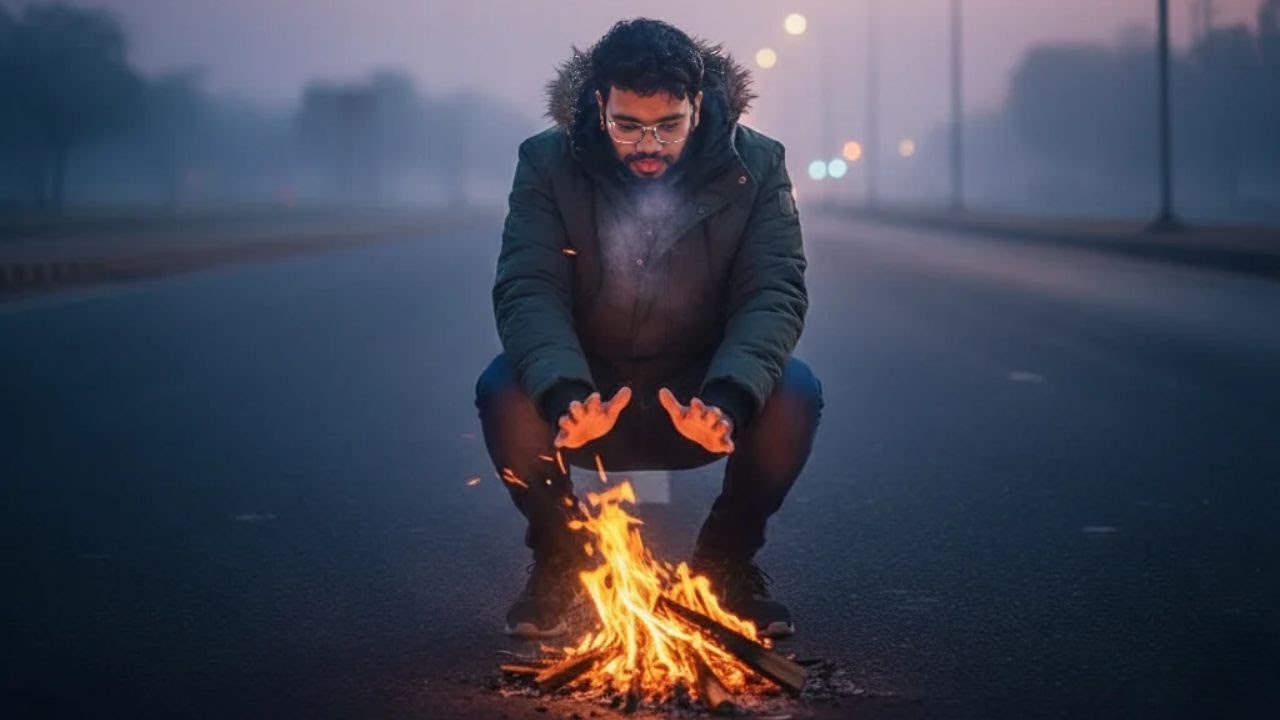 Delhi's Winter Fog Ride | Chilling Yet Thrilling! i 🌫️ - YouTube