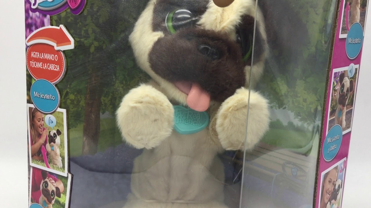 FurReal Friends J.J. Mi Cachorro Saltarín Pug Interactivo 30 Cm - YouTube