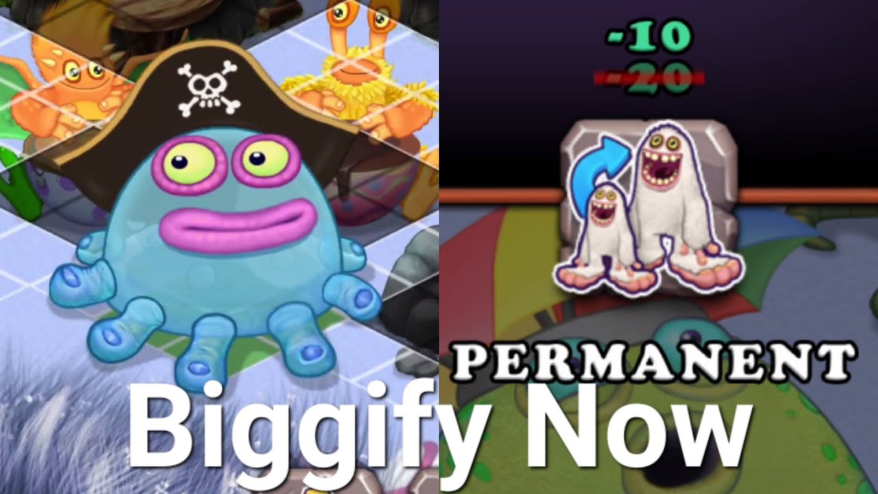 My Singing Monsters Good Feature Biggify -50% off 😀😀 Biggify now ...