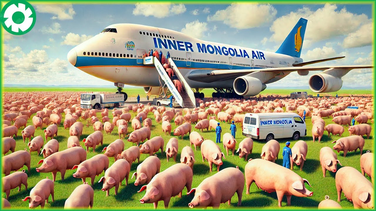 Transport 8.8M of Giant Pigs This Way - Biggest Heavy Equipment ...