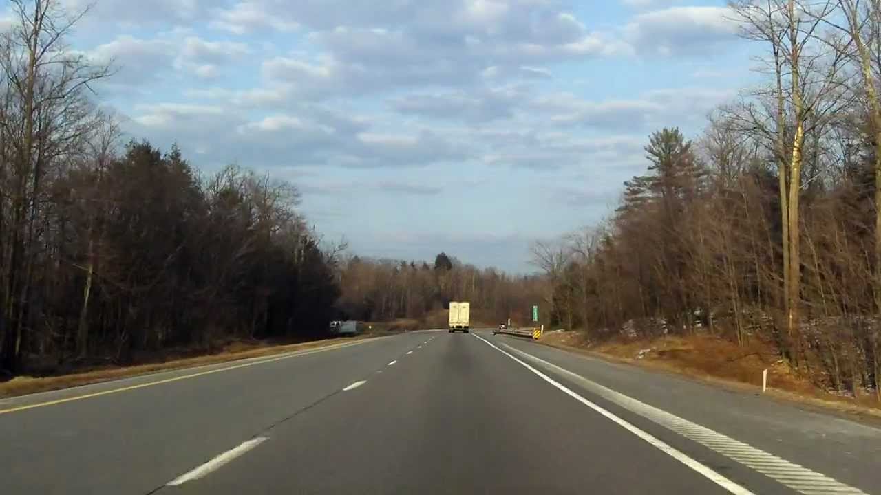 Interstate 84 - Pennsylvania (Exits 17 to 26) eastbound - YouTube