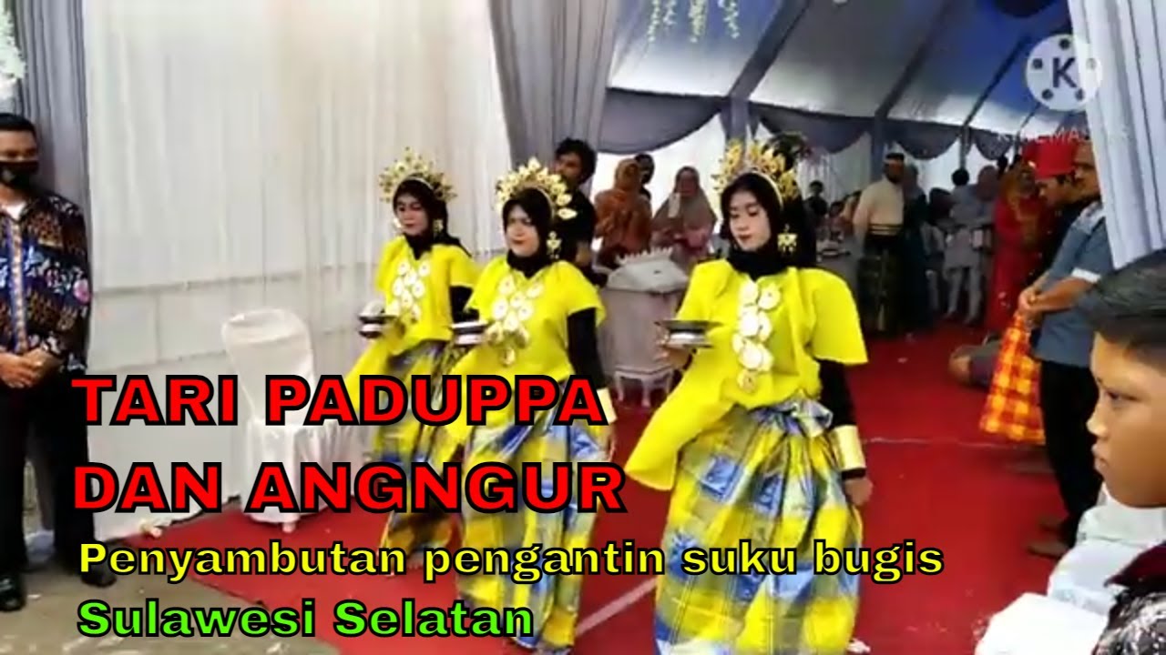 Tari paduppa & Angngur, tari penyambutan pengantin suku bugis, Sulawesi ...