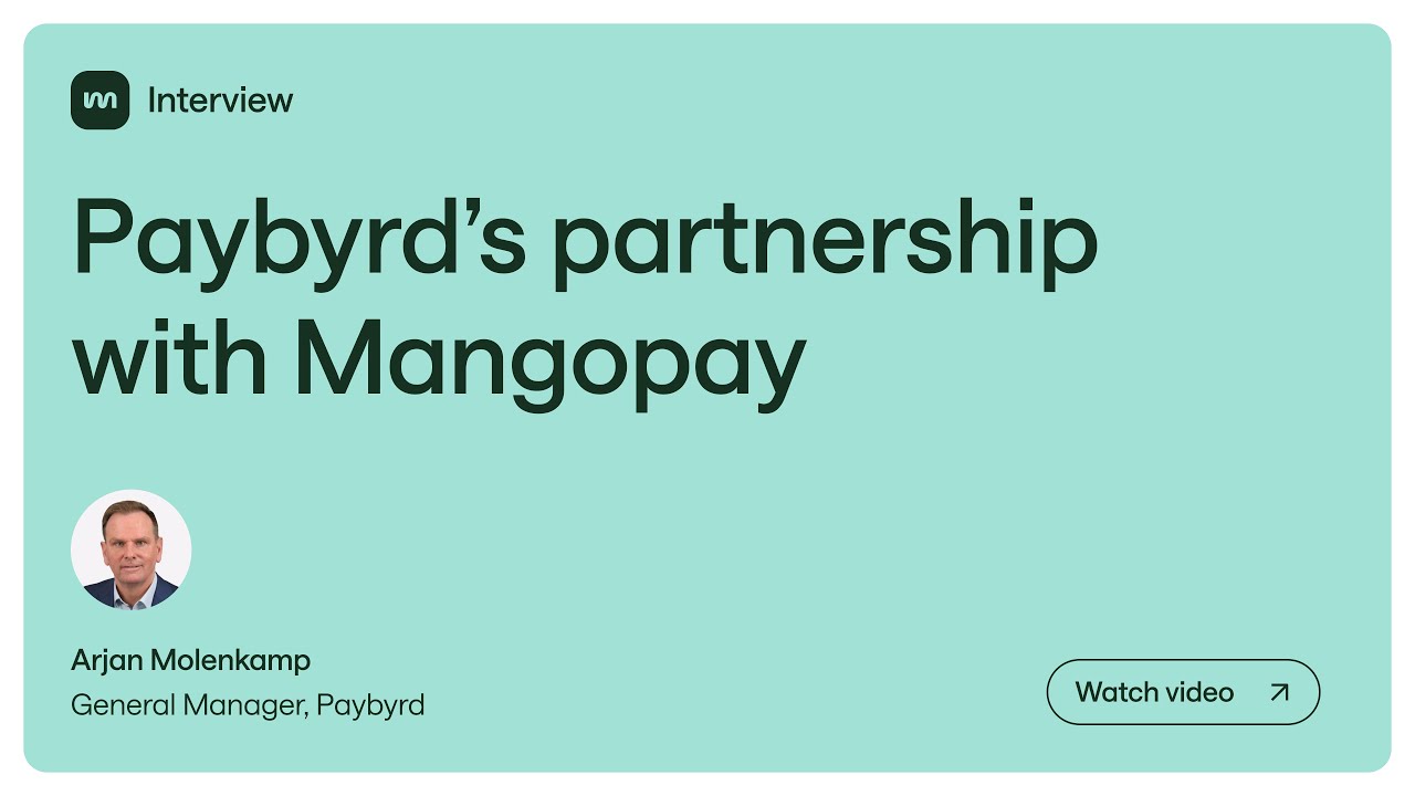 Paybyrd's partnership with Mangopay - YouTube
