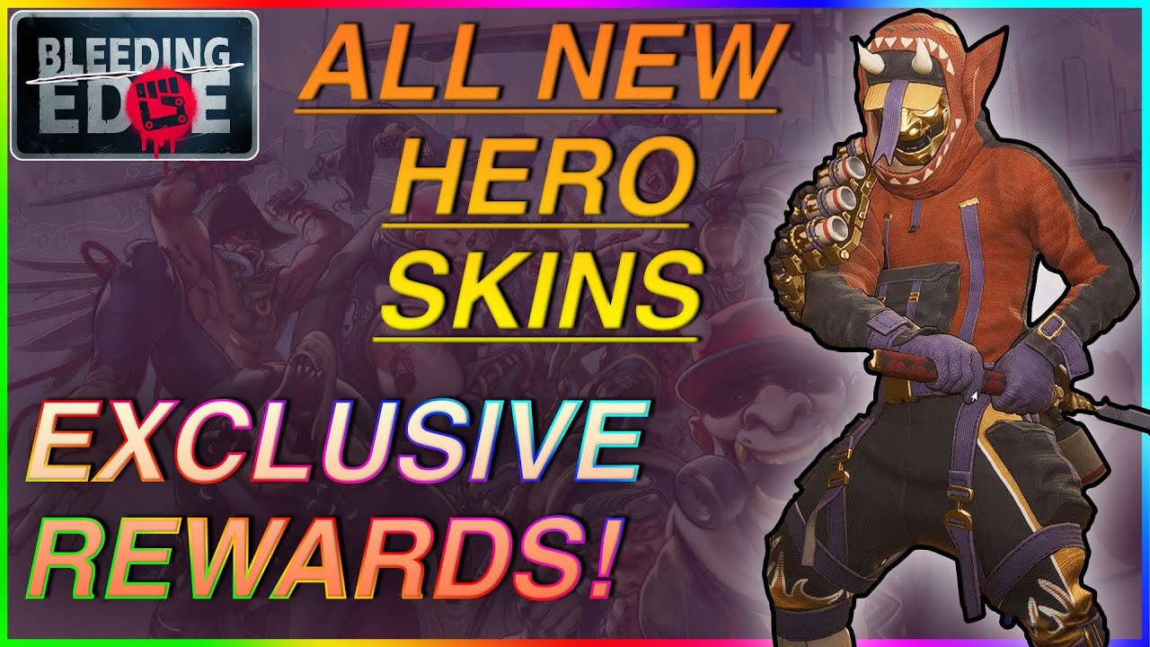 ALL NEW HERO SKINS, WOW! | Bleeding Edge Discussion | New Daemon Skins ...