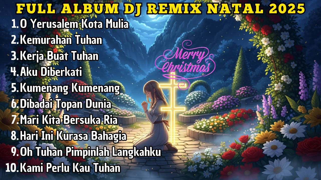 FULL ALBUM REMIX LAGU NATAL PALING SYADU TERBAIK 2025 Full Bass BY JIRO ...