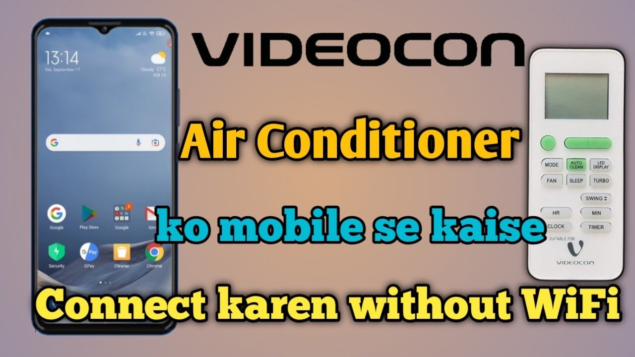how to use videocon air conditioner to mobile| videocon ac ko mobile se kaise use karen - YouTube