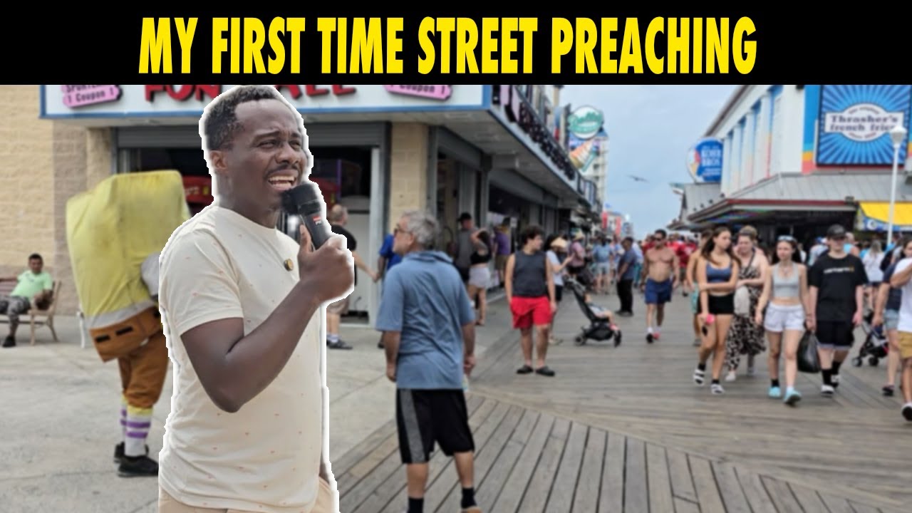 He Said "Move On" To The Street Preacher | First Time Open Air ...