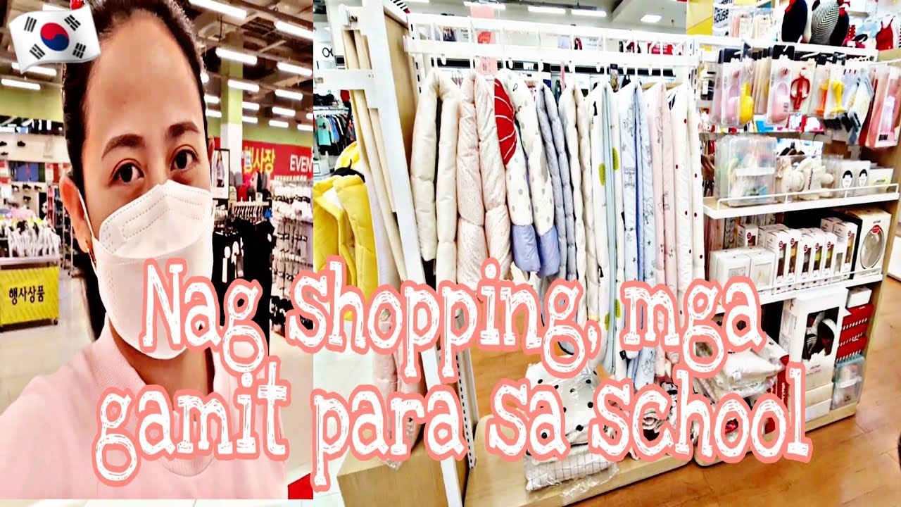 NAMILI NG GAMIT PARA SA SCHOOL NILA JUNHWA 💕( vlog 33) - YouTube