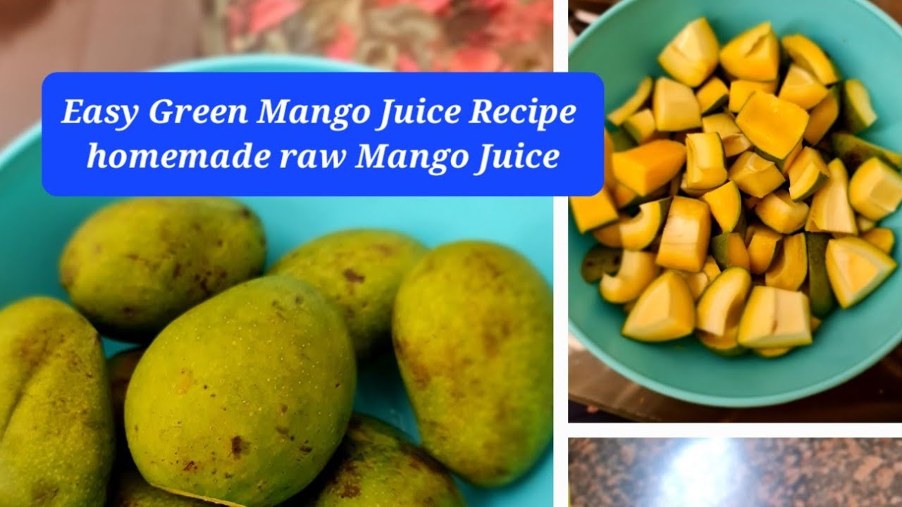 Raw Mango Juice Recipe |New recipe |Green Mango Juice |#juice #tranding ...