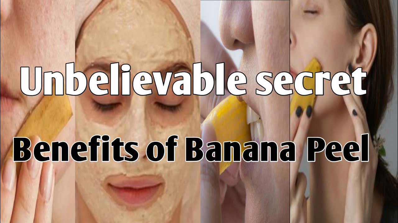 Unbelievable secret | I rubbed Banana Peel on my face & my Pimples are ...