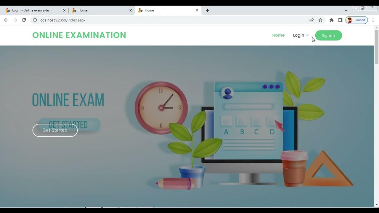 Online Examination System Project with source code | ASP.NET C# | SQL ...