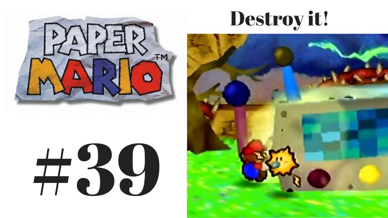Paper Mario Part 39 - Destroying the Puff Puff Machine - YouTube