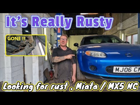 OUCH !! THAT HURT !!, Where to look for rust in a MX5 / Miata NC. - YouTube