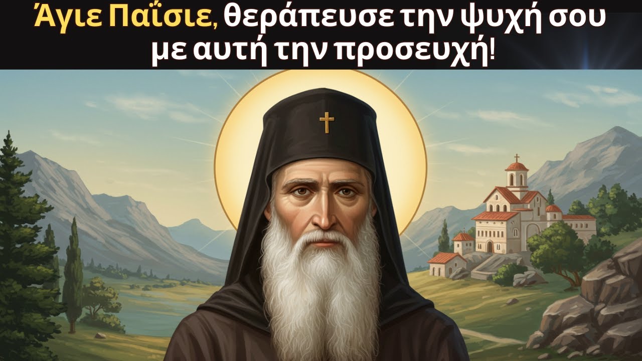 Προσευχή του Αγίου Παϊσίου που θεραπεύει και ανανεώνει - YouTube