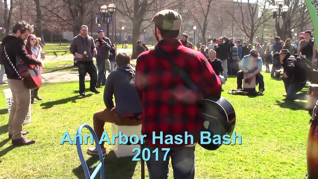 2017 Hash Bash in Ann Arbor Michigan - YouTube