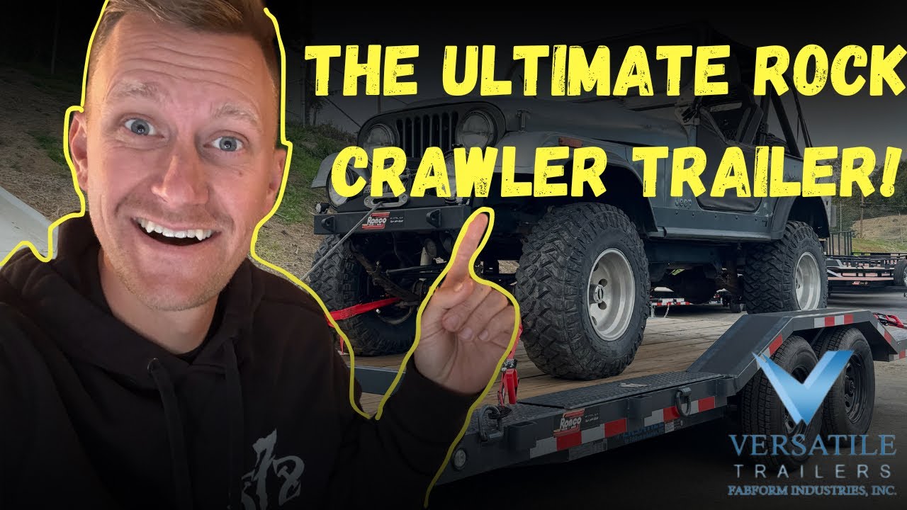 Introducing the Versatile Trailers ROCK CRAWLER 10K Car Hauler - YouTube