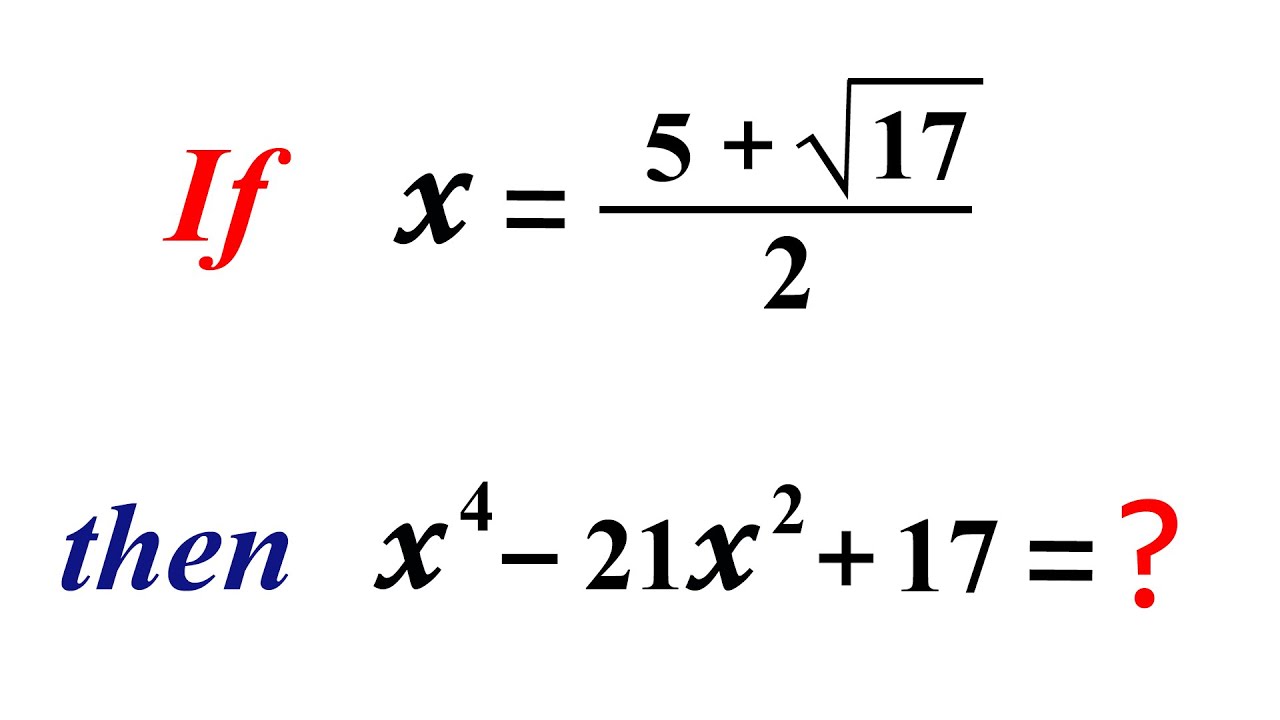 Can you Solve this Challenging Algebraic If-Then problem | Math ...