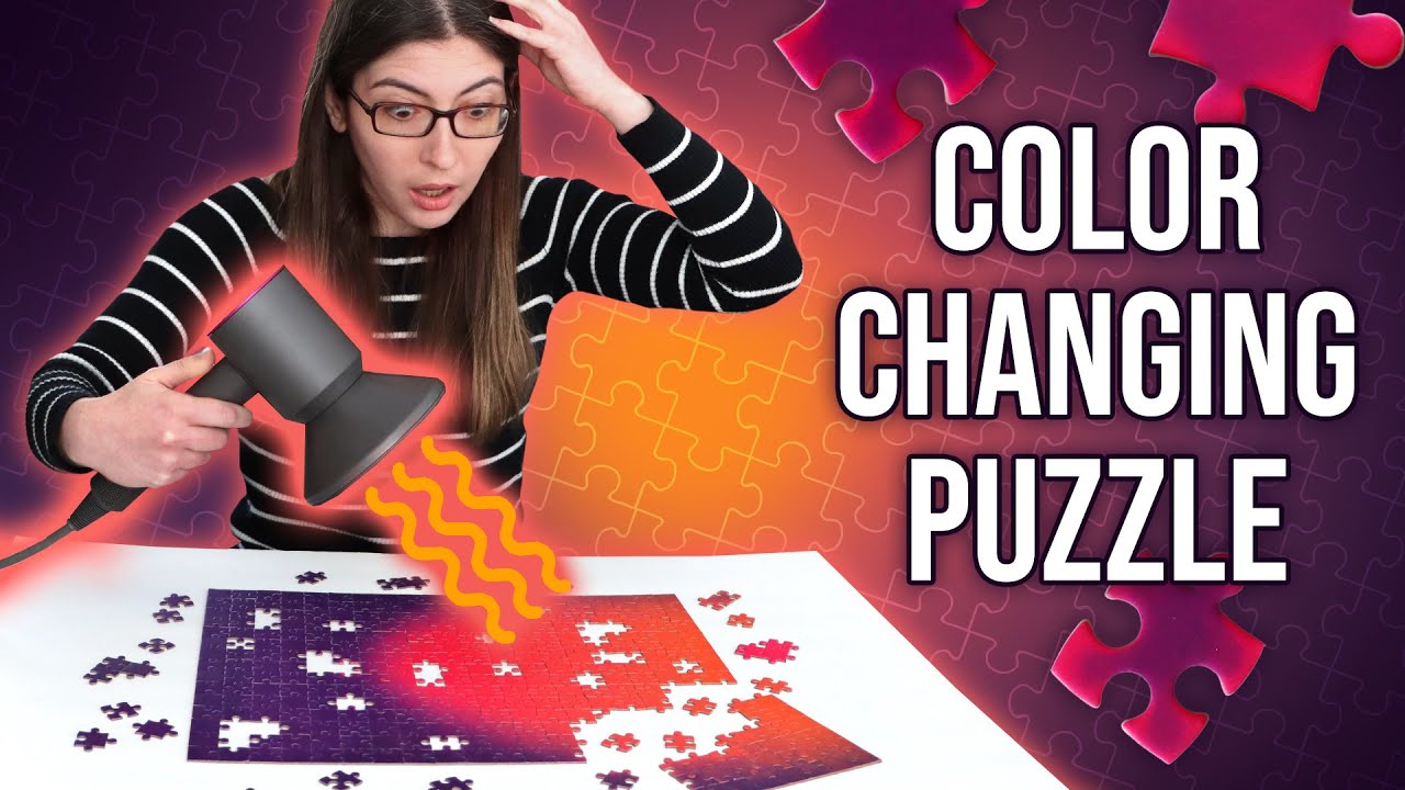 This puzzle CHANGES COLOR with heat - YouTube