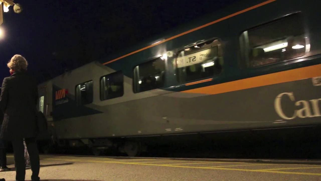 Via Rail Train / Business Class Car Tour - YouTube