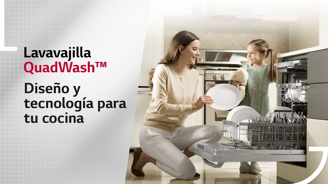 Lavavajilla Quad Wash™ | Espacio preciso y lavados eficientes | LG ...