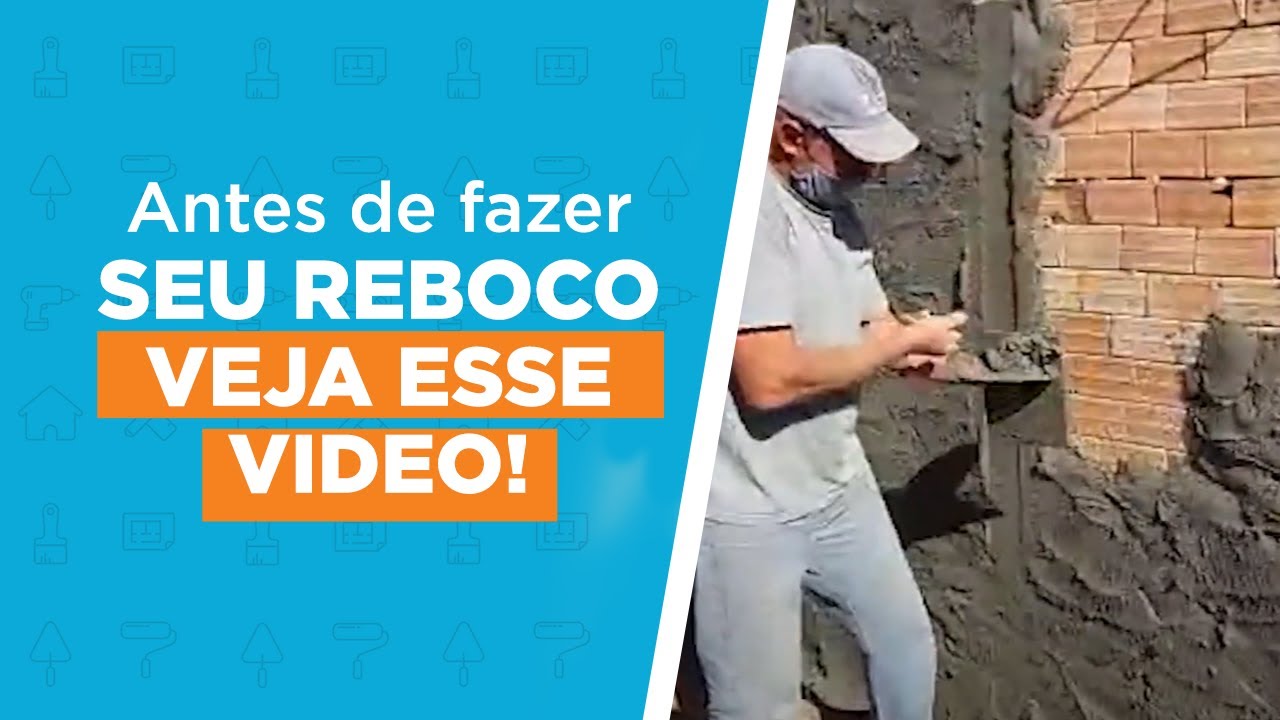 Quer aprender como fazer reboco da forma correta? - YouTube