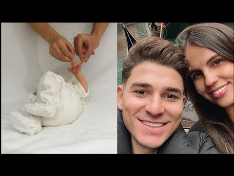 Nació Amadeo, el primer hijo de Julián Álvarez y Emilia Ferrero: la imagen que conmovió a todos