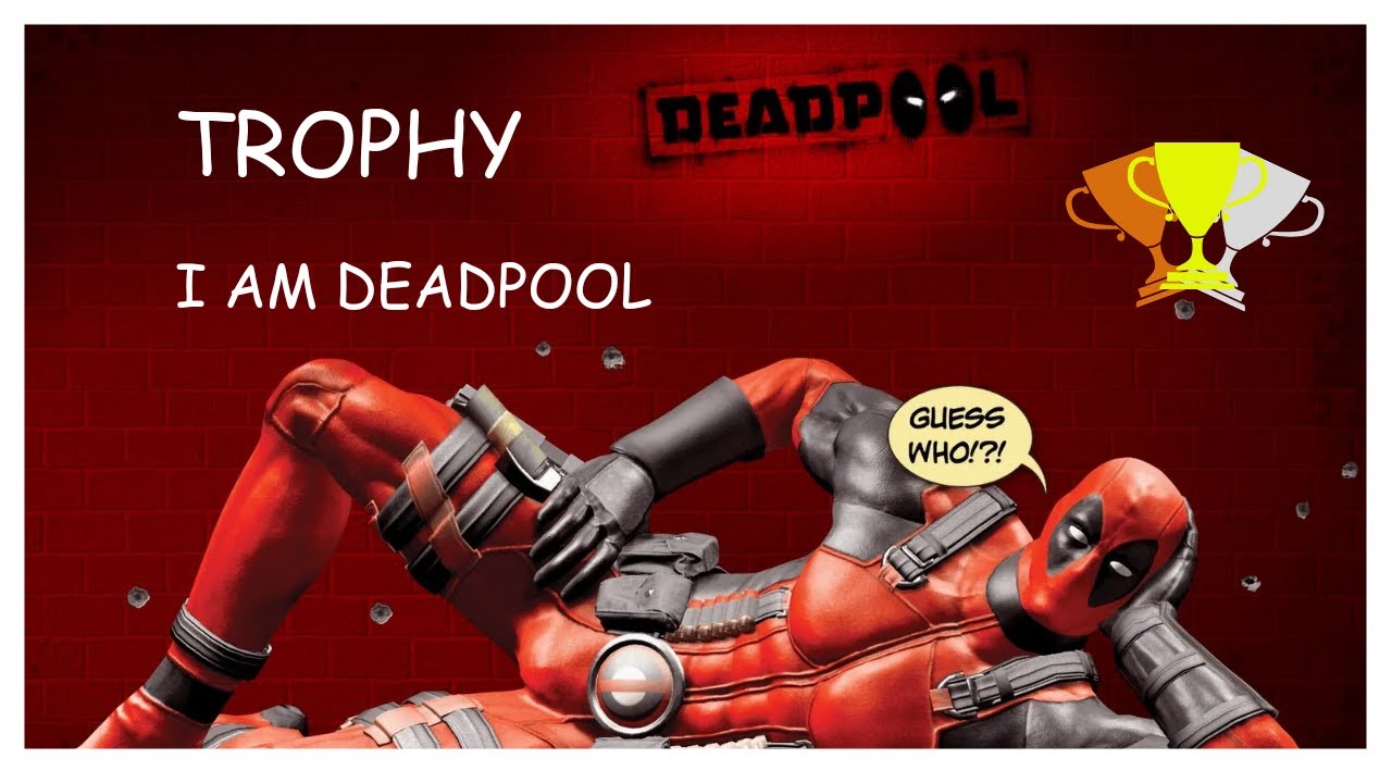 Deadpool Trophy I Am Deadpool - YouTube