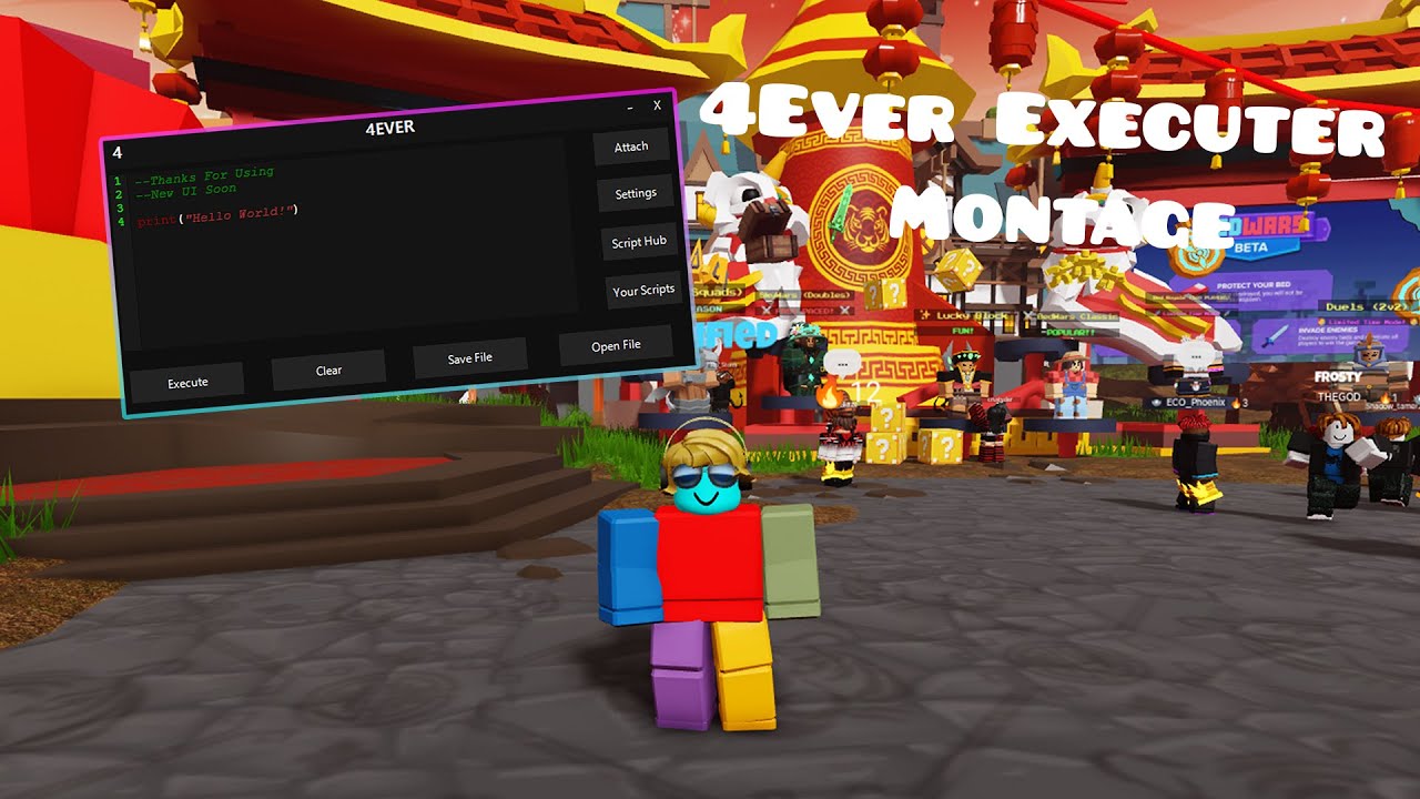 4Ever Exploit BedWars Montage - YouTube