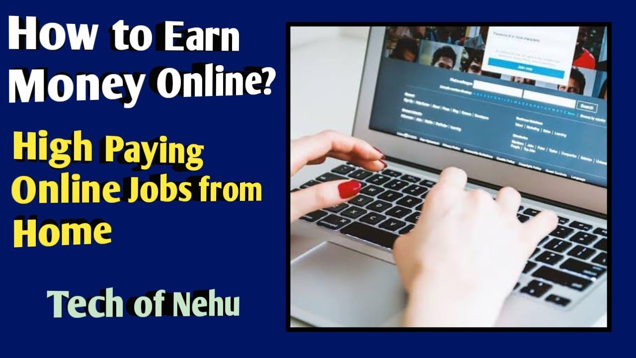 How to Earn Money Online? High Paying Online Jobs || Types of Jobs from ...
