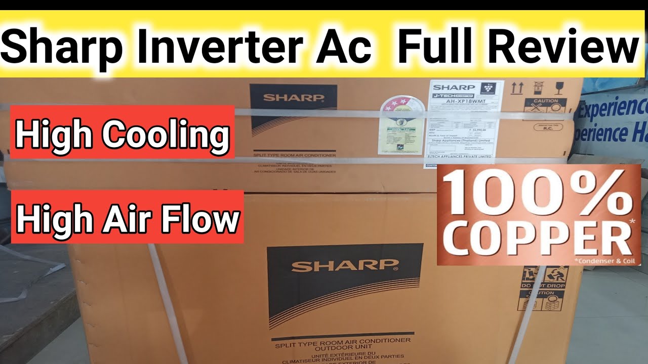 SHARP AC FULL REVIEW || GAS , QUALITY , COOLING, ETC || - YouTube