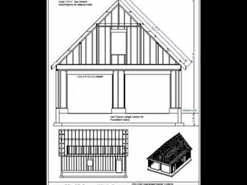 26' x 36' Garage With Loft - YouTube