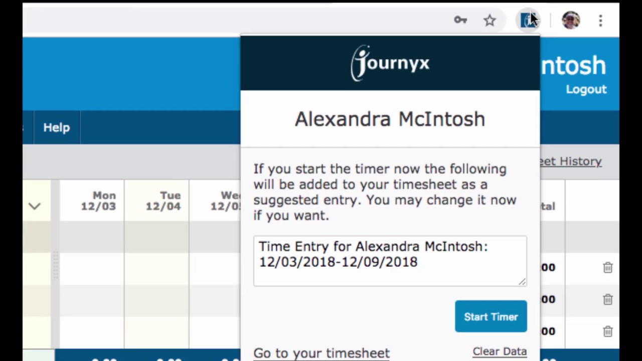 Introducing... Journyx Timer! - YouTube