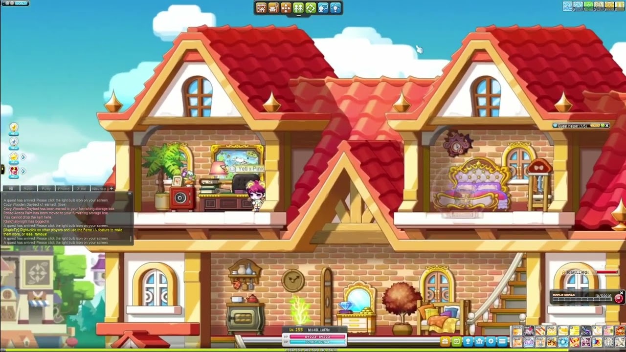 Maplestory: Expanded Colonial-Style Home Spire Roof Pack - YouTube