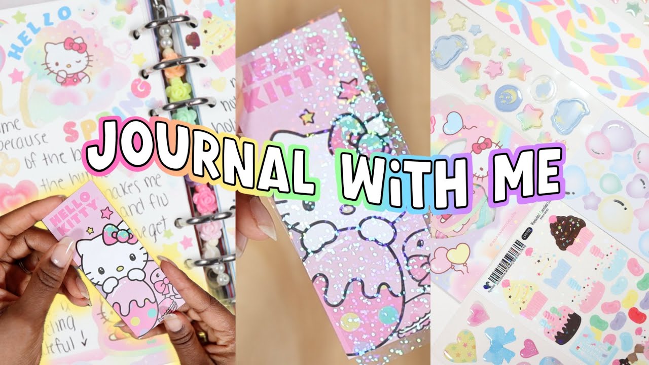 Hello Kitty welcoming spring in a colorful way 😻 I Sanrio Stationery I ...