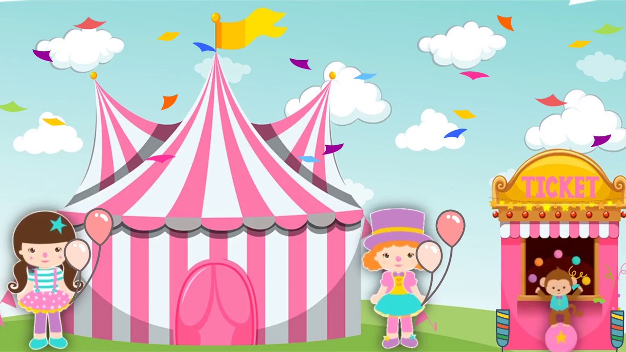 Invitacion Digital Circo Rosa - YouTube