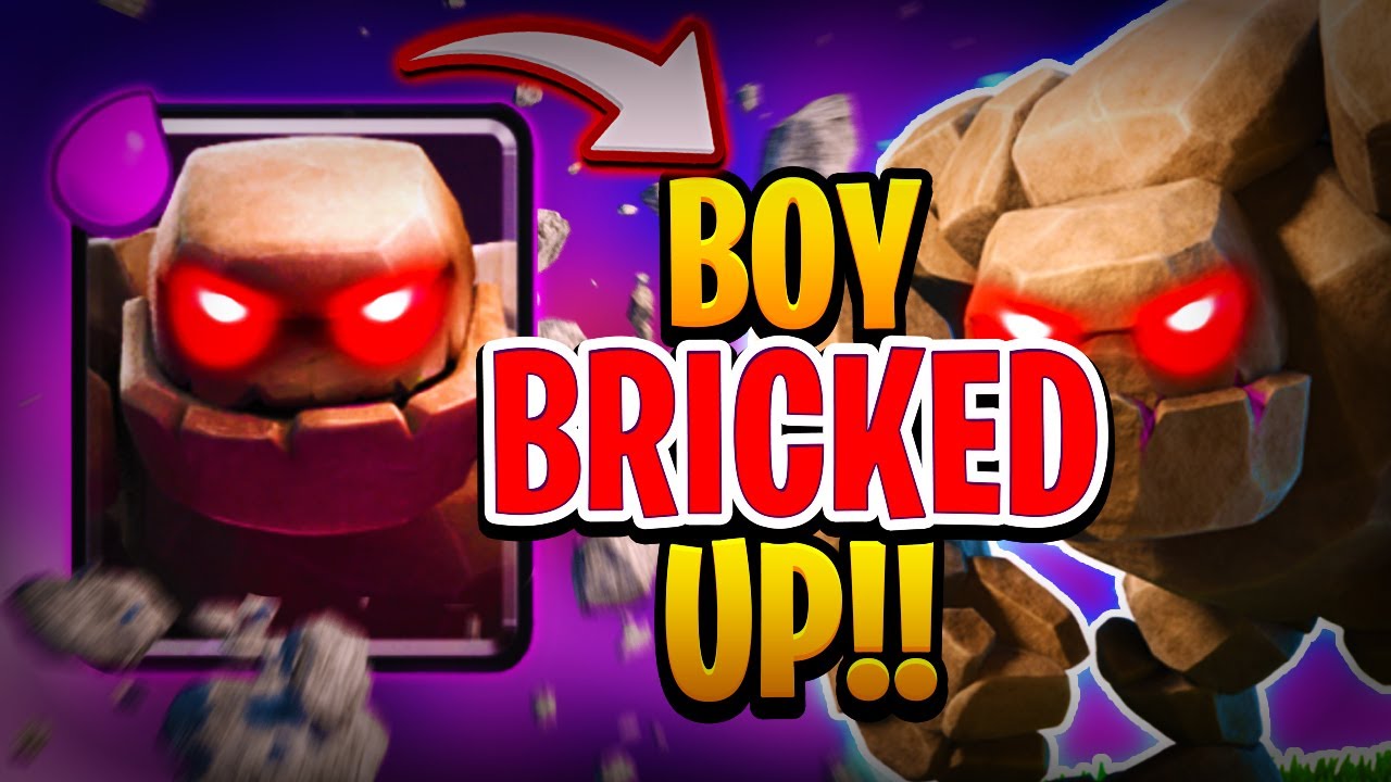 BRICKED UP GOLEM DON'T LOSE!!!!!! - YouTube