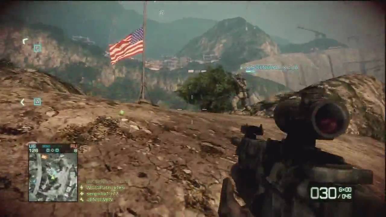 BFBC 2 : M16 SA Gameplay HD - YouTube