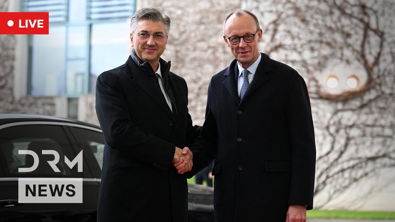 LIVE: Prime Merz and Plenkovic Hold Joint Press Conference in Berlin ...