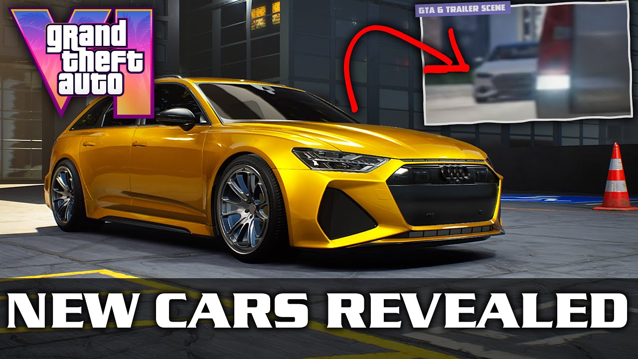 GTA 6 New Trailer Cars Revealed and Detailed #14 - YouTube