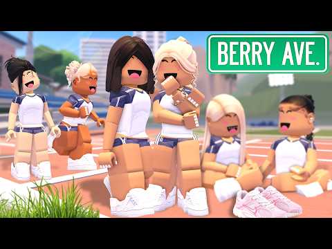 TRACK TEAM TRYOUTS WITH THE NEW GIRL *VOICED* BERRY AVENUE Roblox