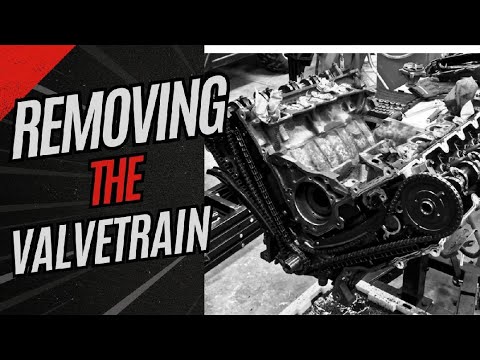 Ford 5.4 2v Removing the valvetrain #ford #mustang #5.4 2v - YouTube
