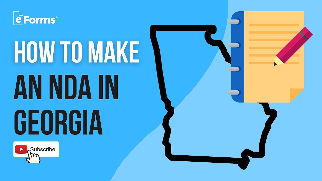 How to Make an NDA in Georgia - Easy Instructions - YouTube