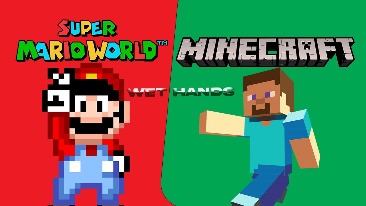 Super Mario World & Minecraft - Wet Hands - YouTube