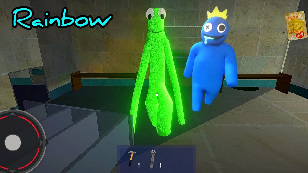 Rainbow Friends horror escape | mobile gaming / full gameplay - YouTube